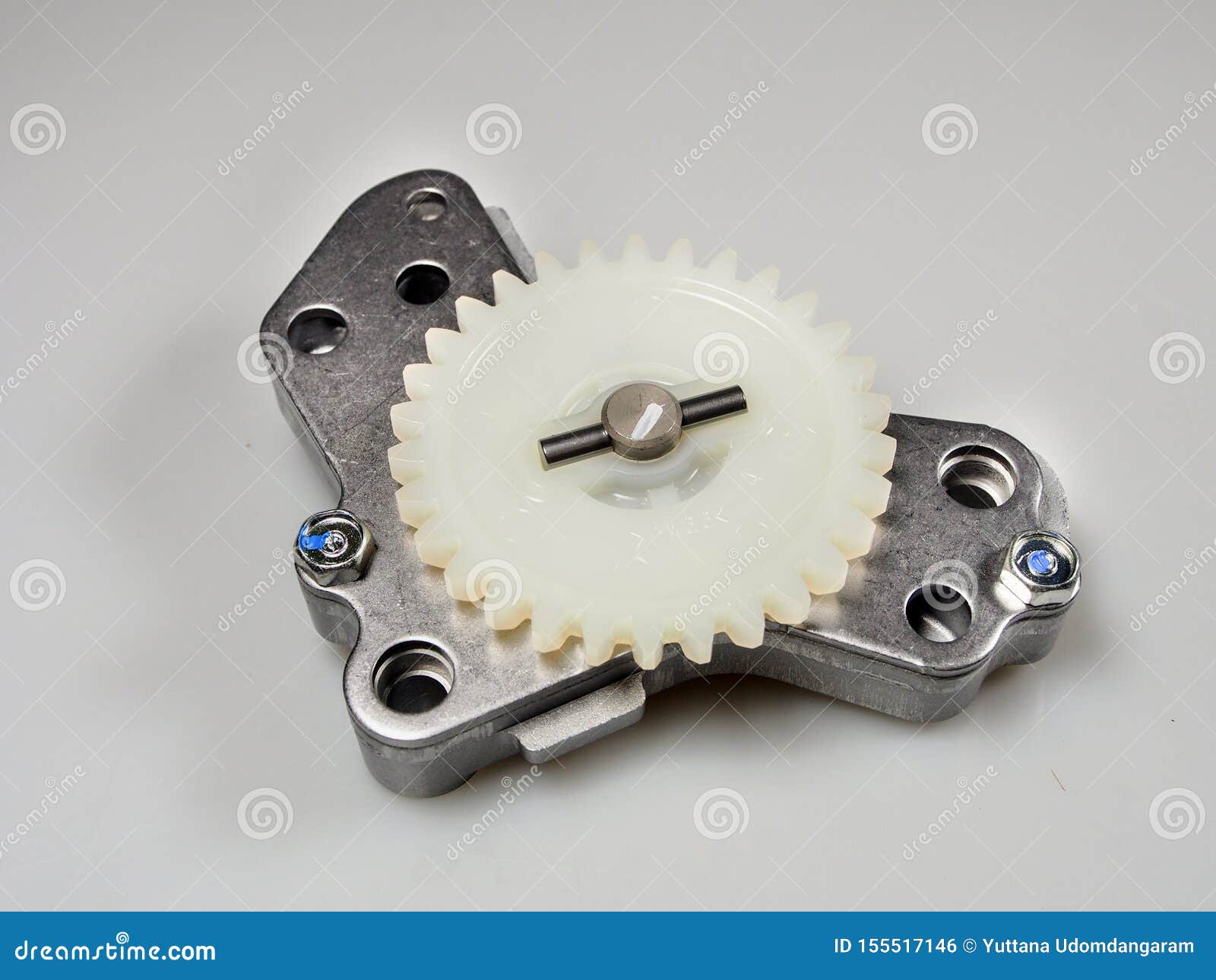 OIL PUMP Engine Motorcycle Spare Part Stock Photo - Image of vehicle ...