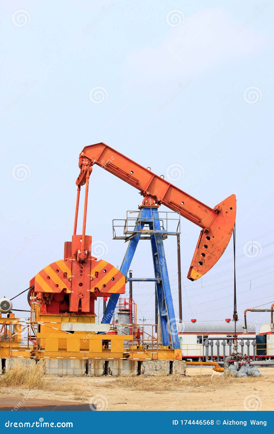 Oil pump stock photo. Image of strength, process, energy - 174446568