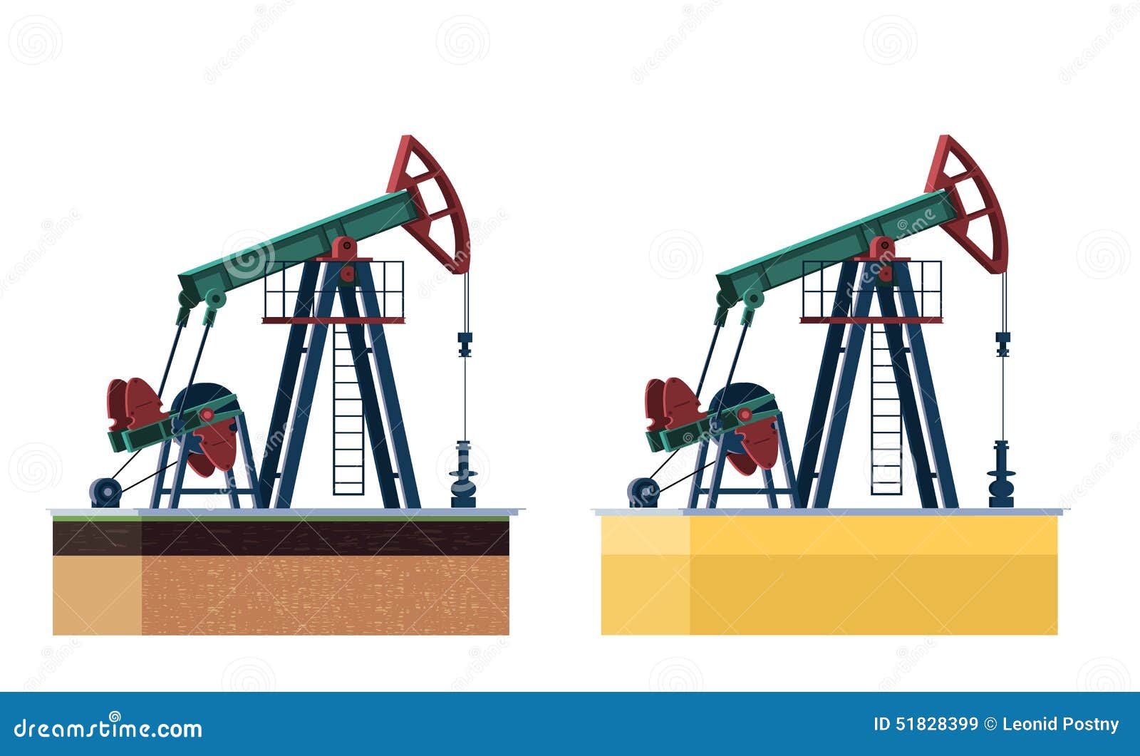 Oil Pump Royalty-Free Illustration | CartoonDealer.com #51828399