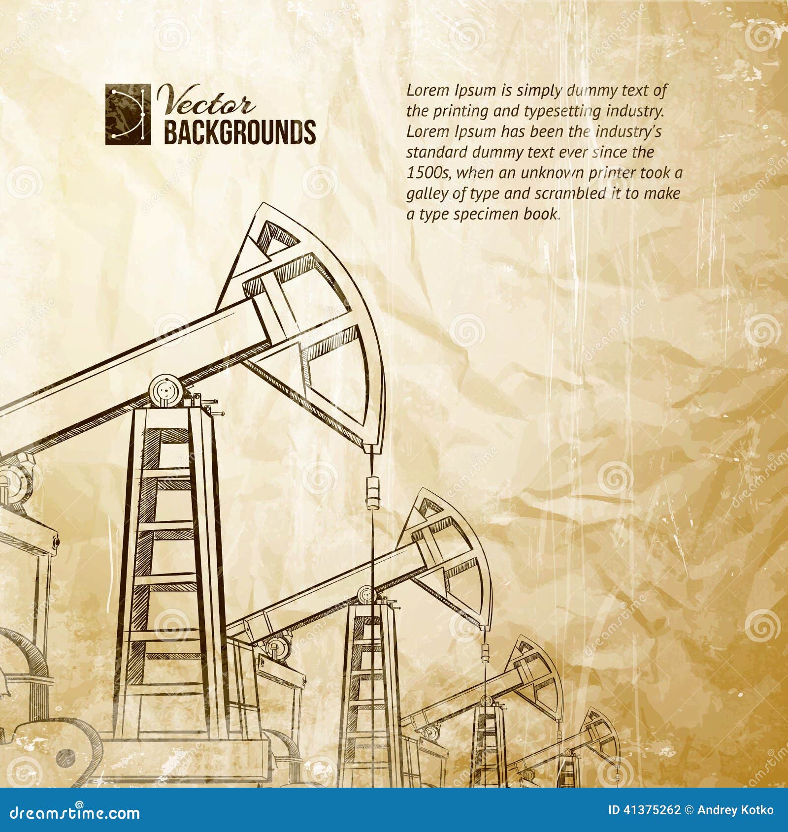 Oil pump. stock vector. Illustration of fuel, gasoline - 41375262