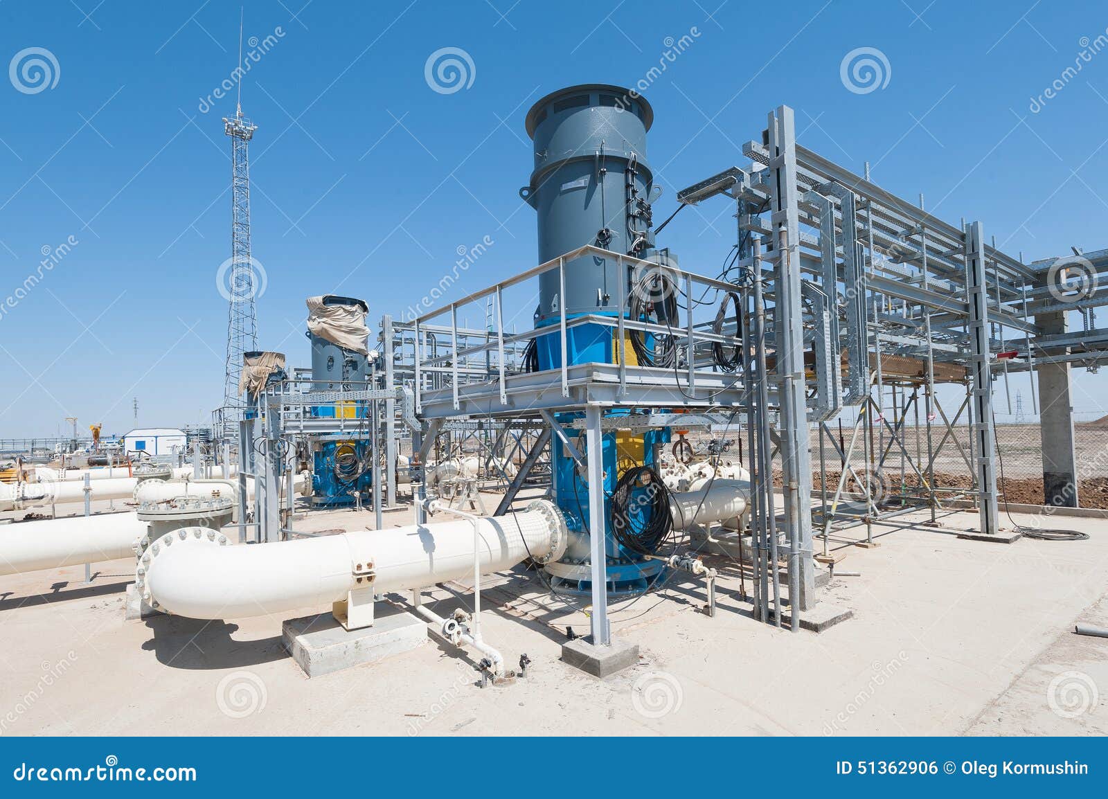 Oil pumping unit stock photo. Image of pump, title, energy - 51362906