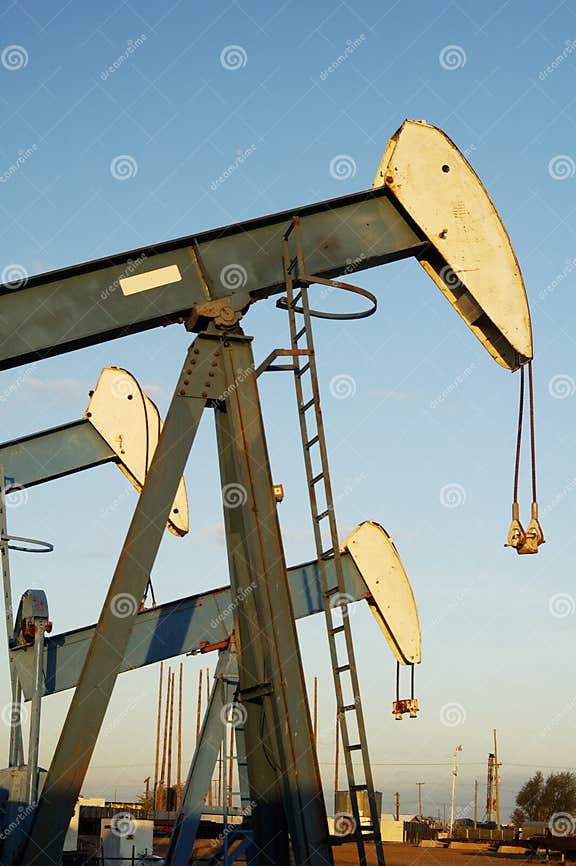 Oil Pumps stock image. Image of texas, pump, transpertation - 305597