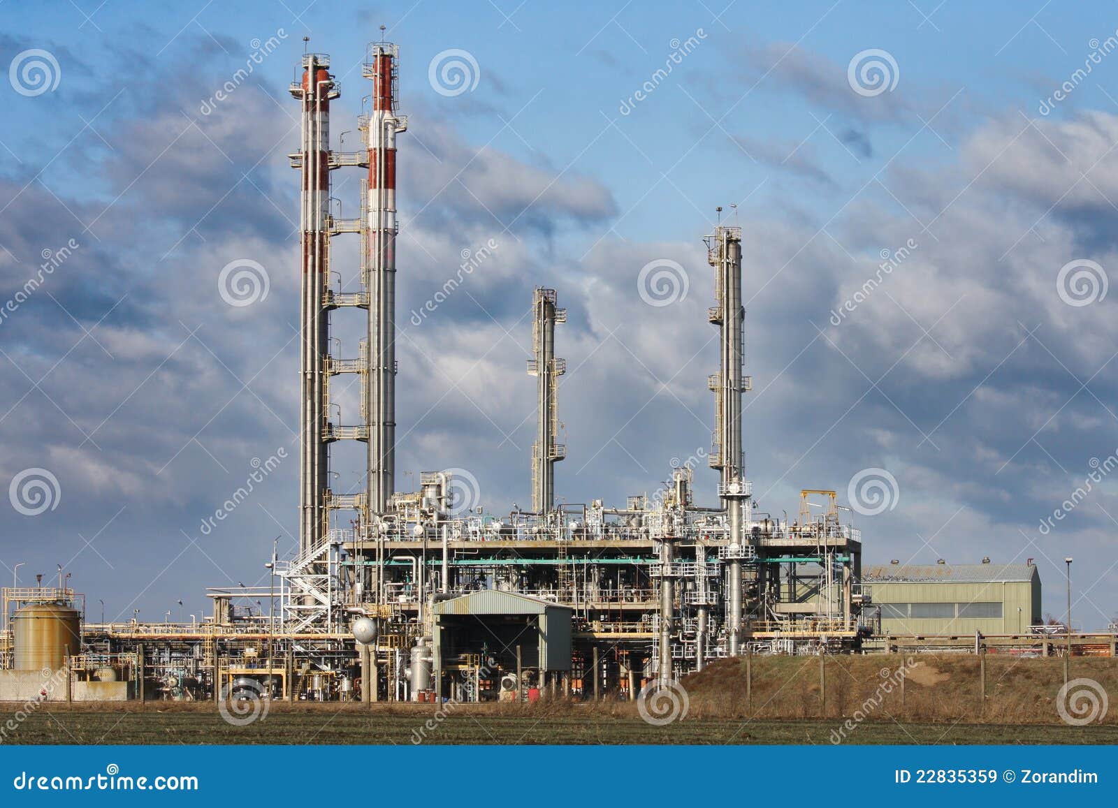 Oil rafinery stock image. Image of europe, company, pollution - 22835359