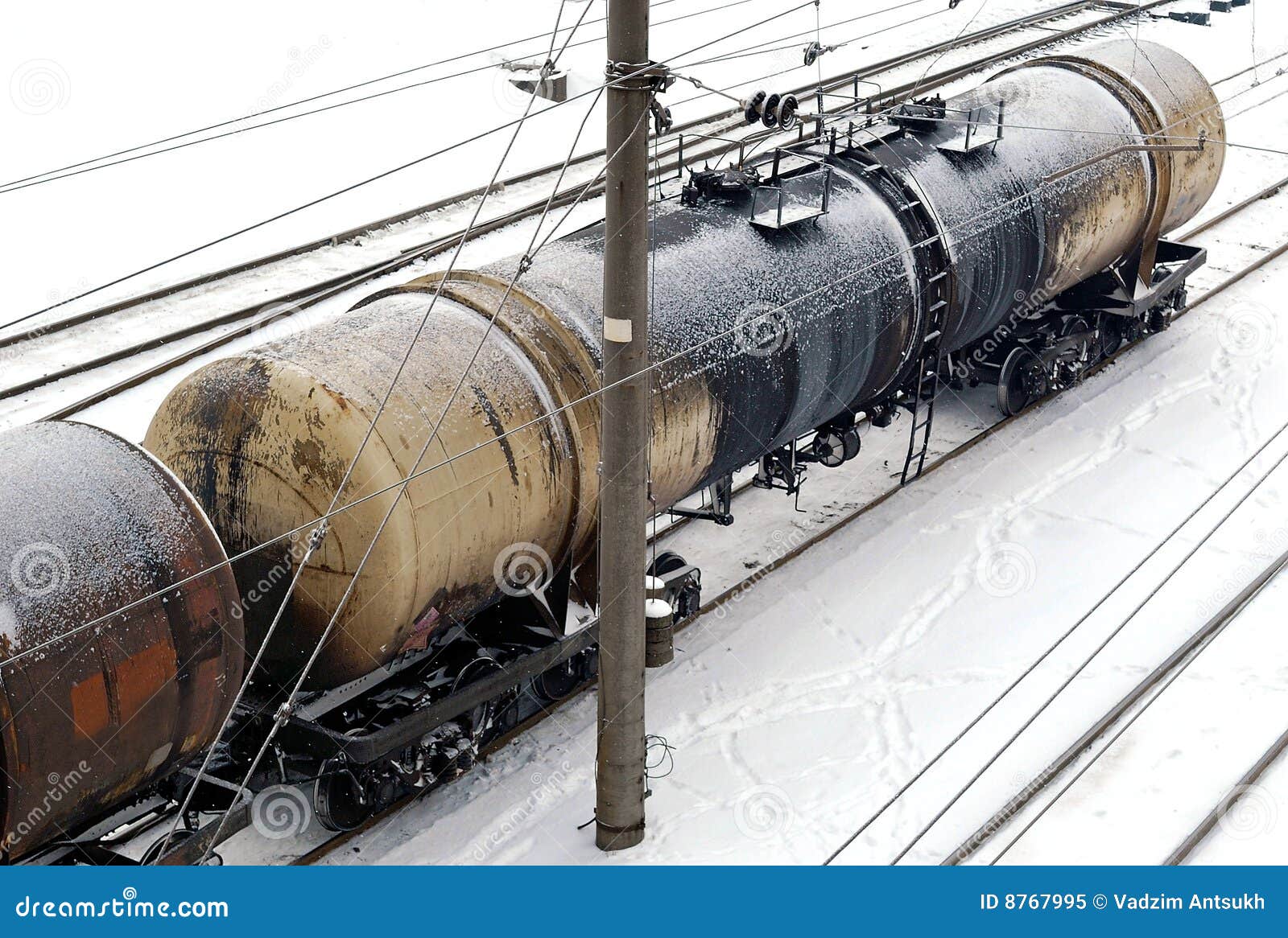 Oil railway tank stock image. Image of railway, dirt, container - 8767995