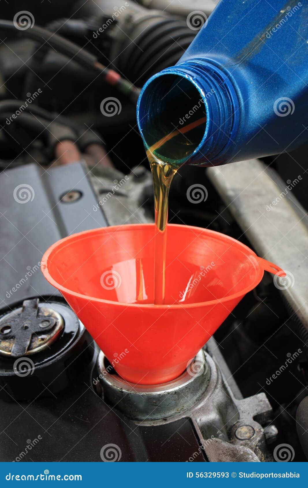 Oil refill stock image. Image of mechanic, auto, petrol - 56329593