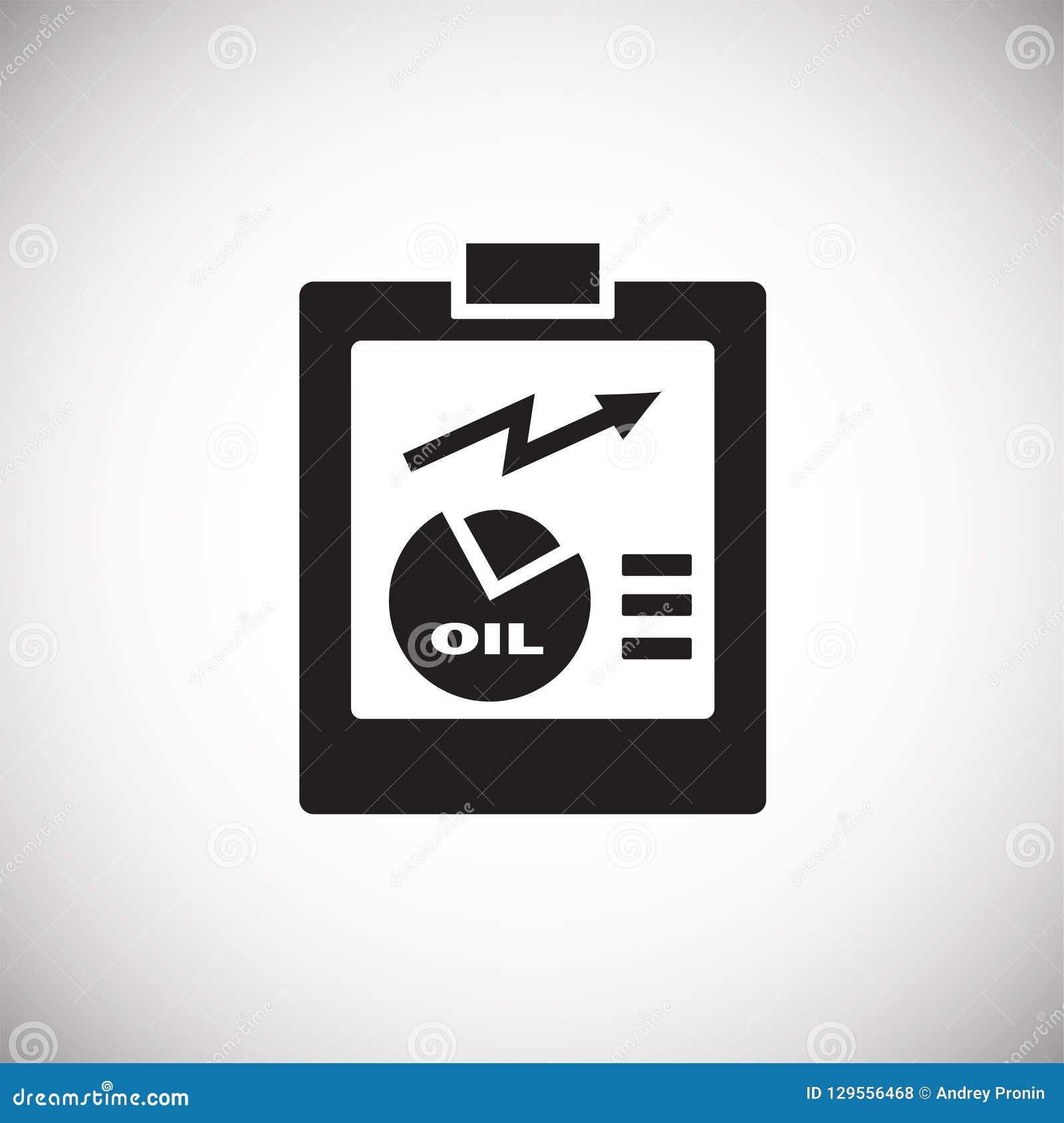Oil Refine Report On Black Background Vector Illustration ...