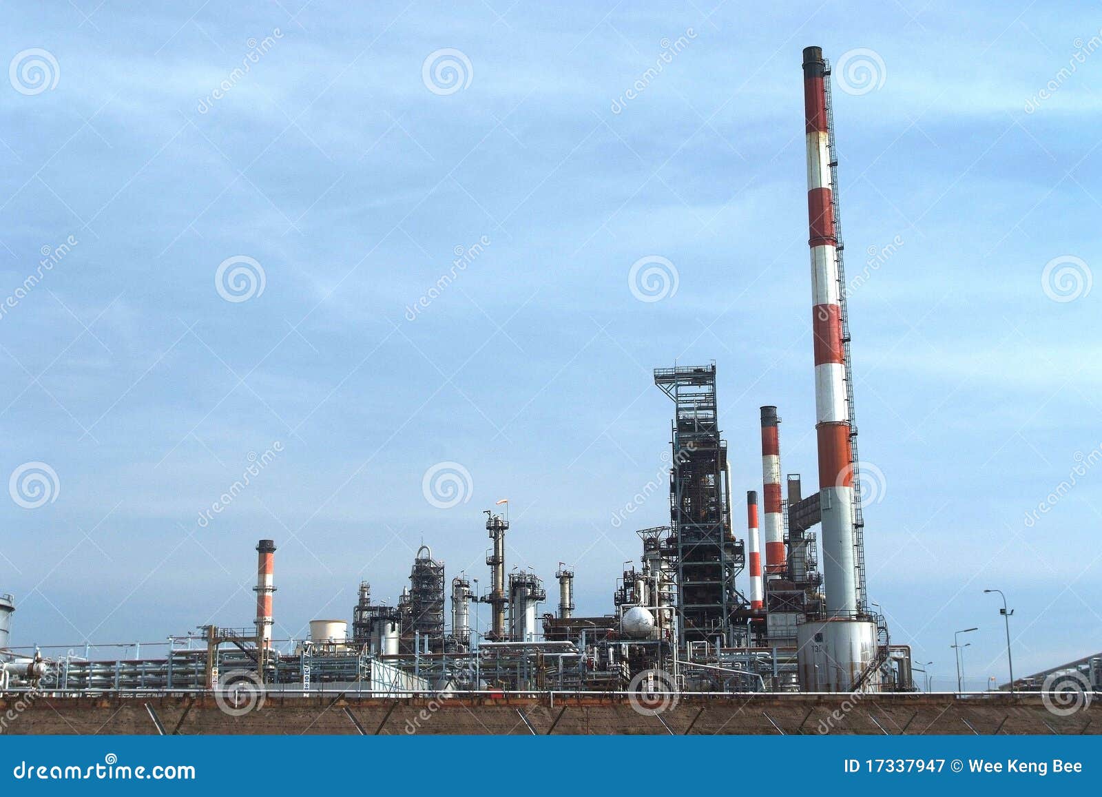 Oil refinery stock image. Image of power, petrol, refinery - 17337947