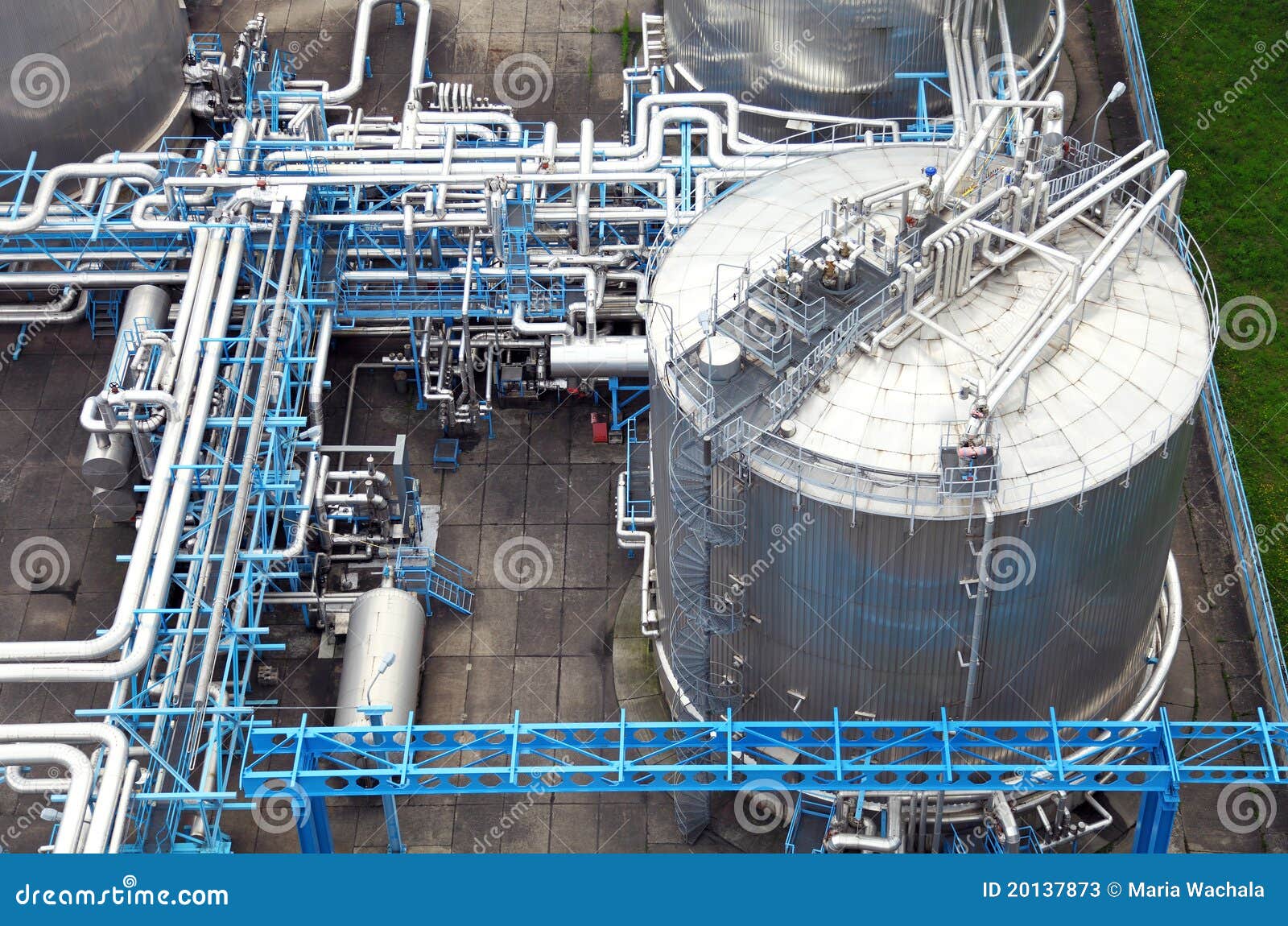 Oil refinery stock image. Image of production, fire, energy - 20137873