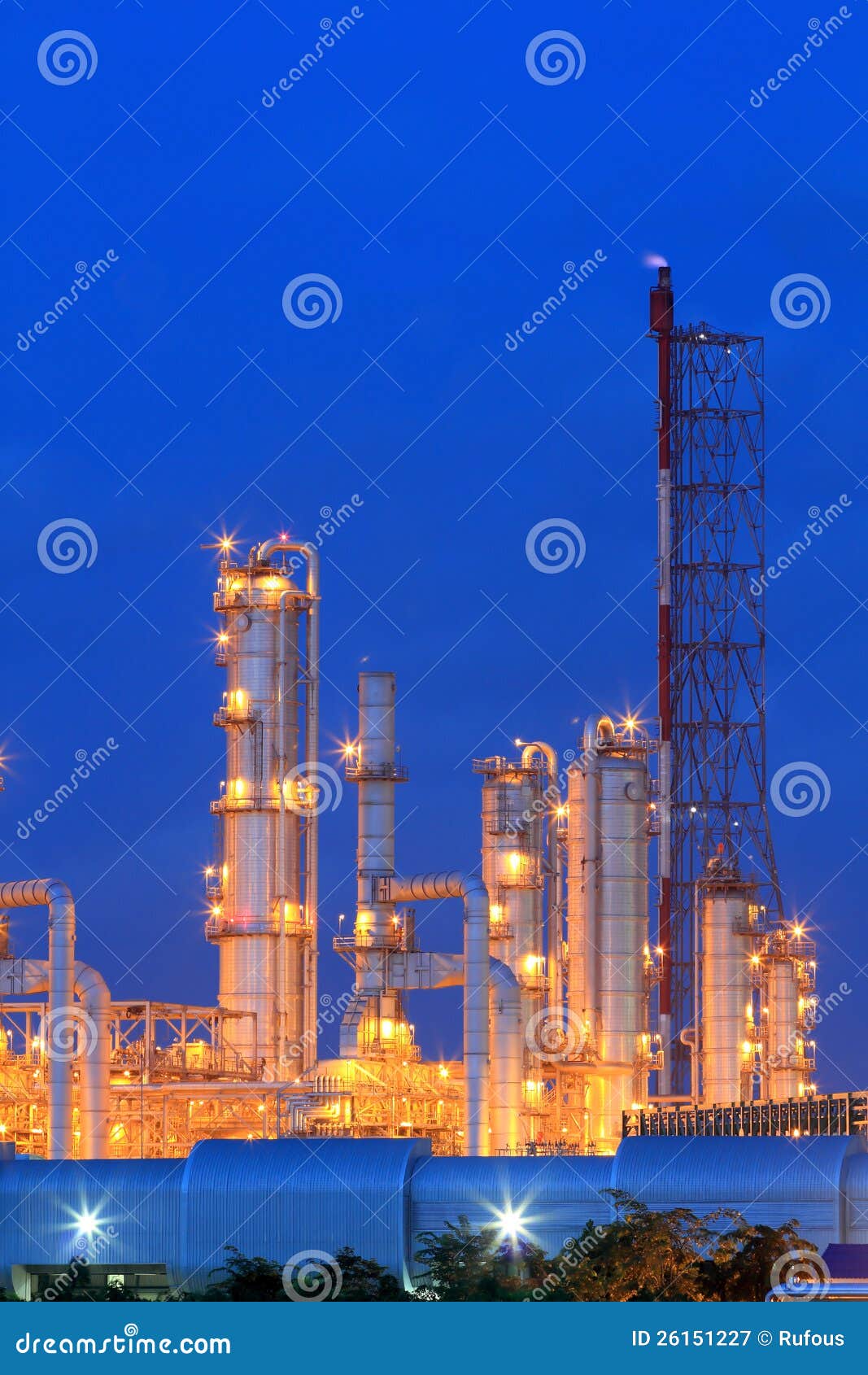Oil refinery stock image. Image of engineering, explosion - 26151227
