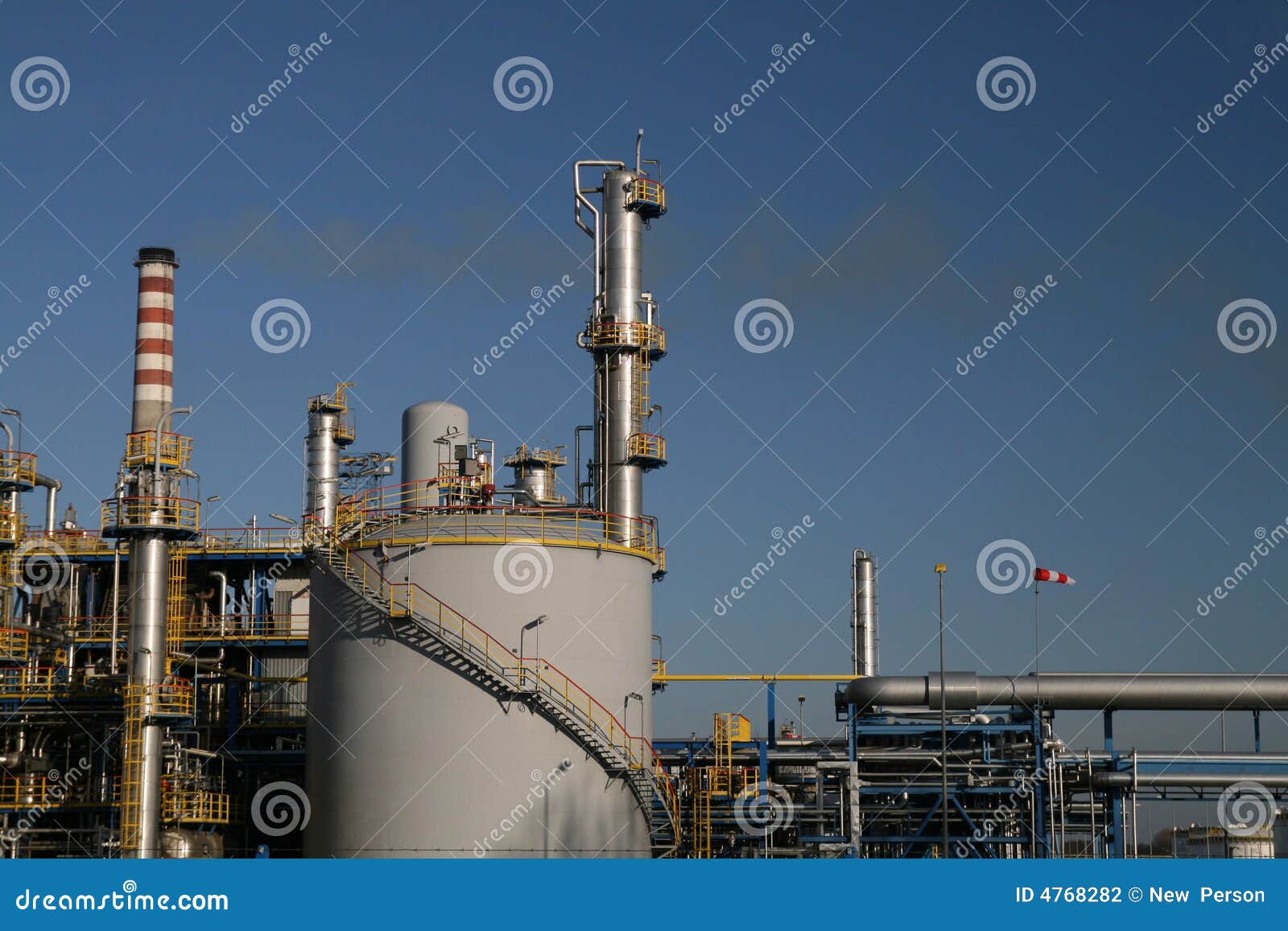 Oil refinery stock photo. Image of generation, environment - 4768282