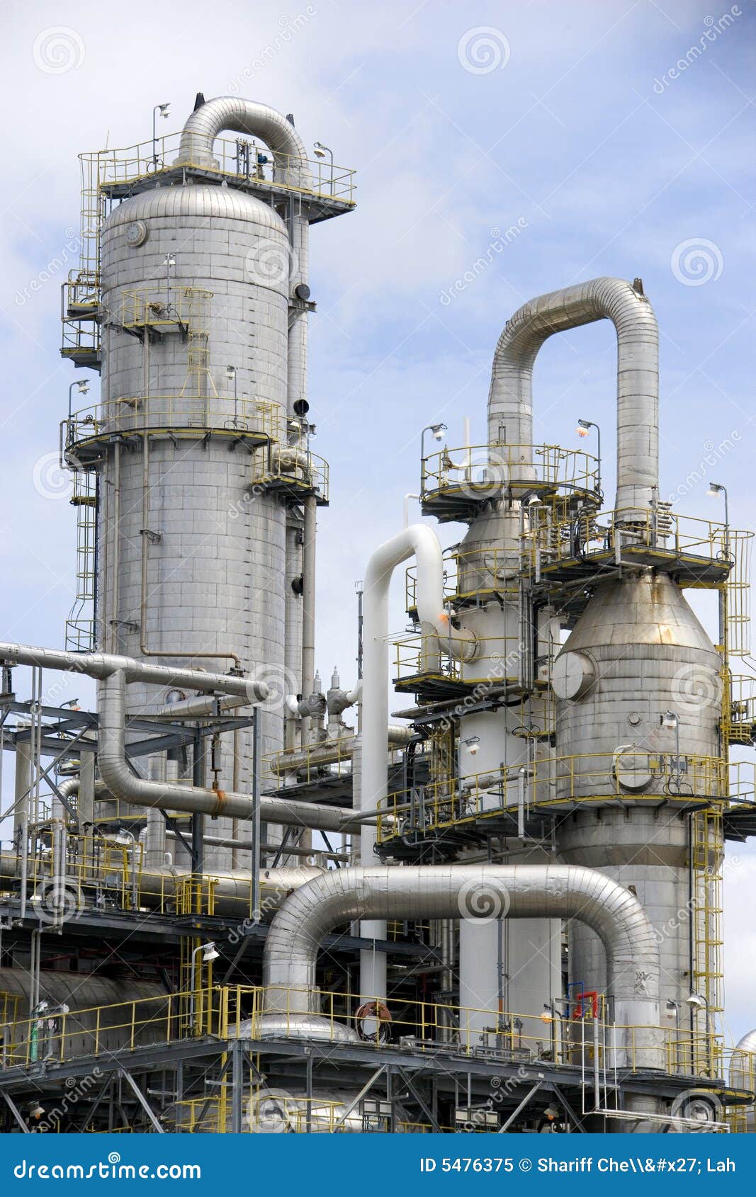 Oil Refinery stock image. Image of diesel, economy, fuel - 5476375