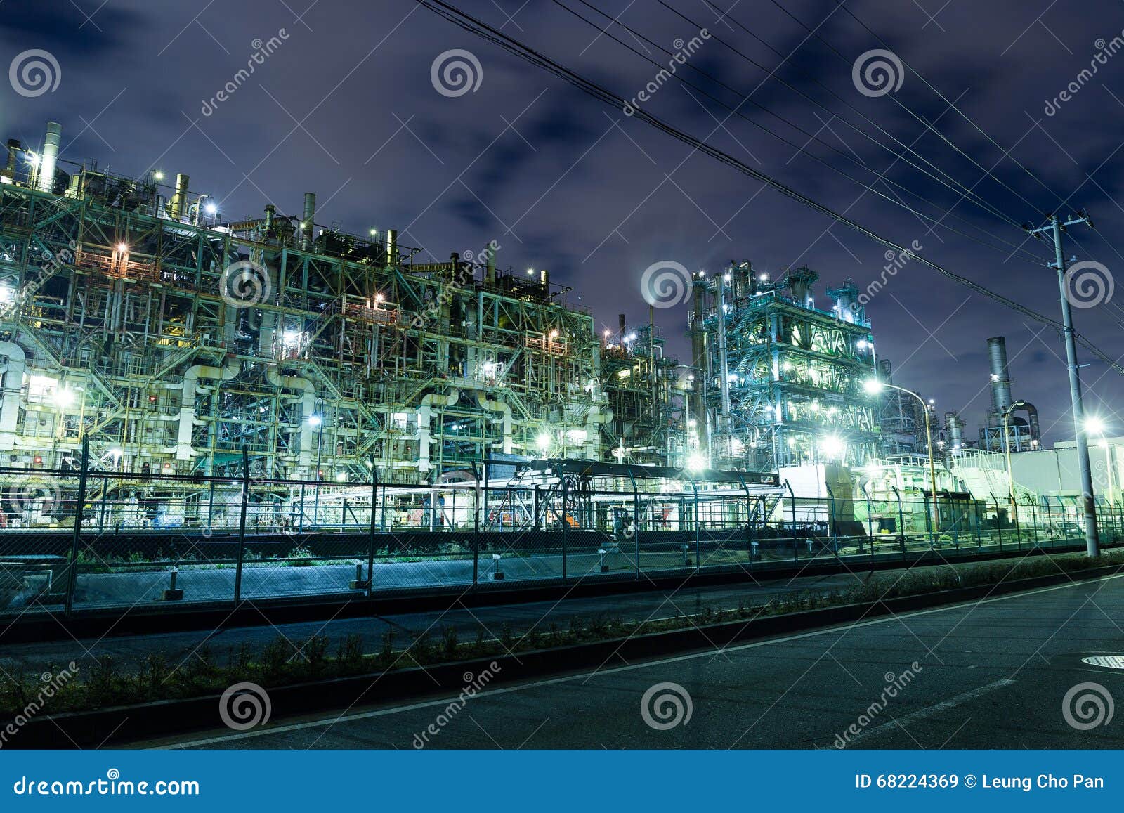 Oil Refinery Building Industry Stock Image - Image of chemical ...