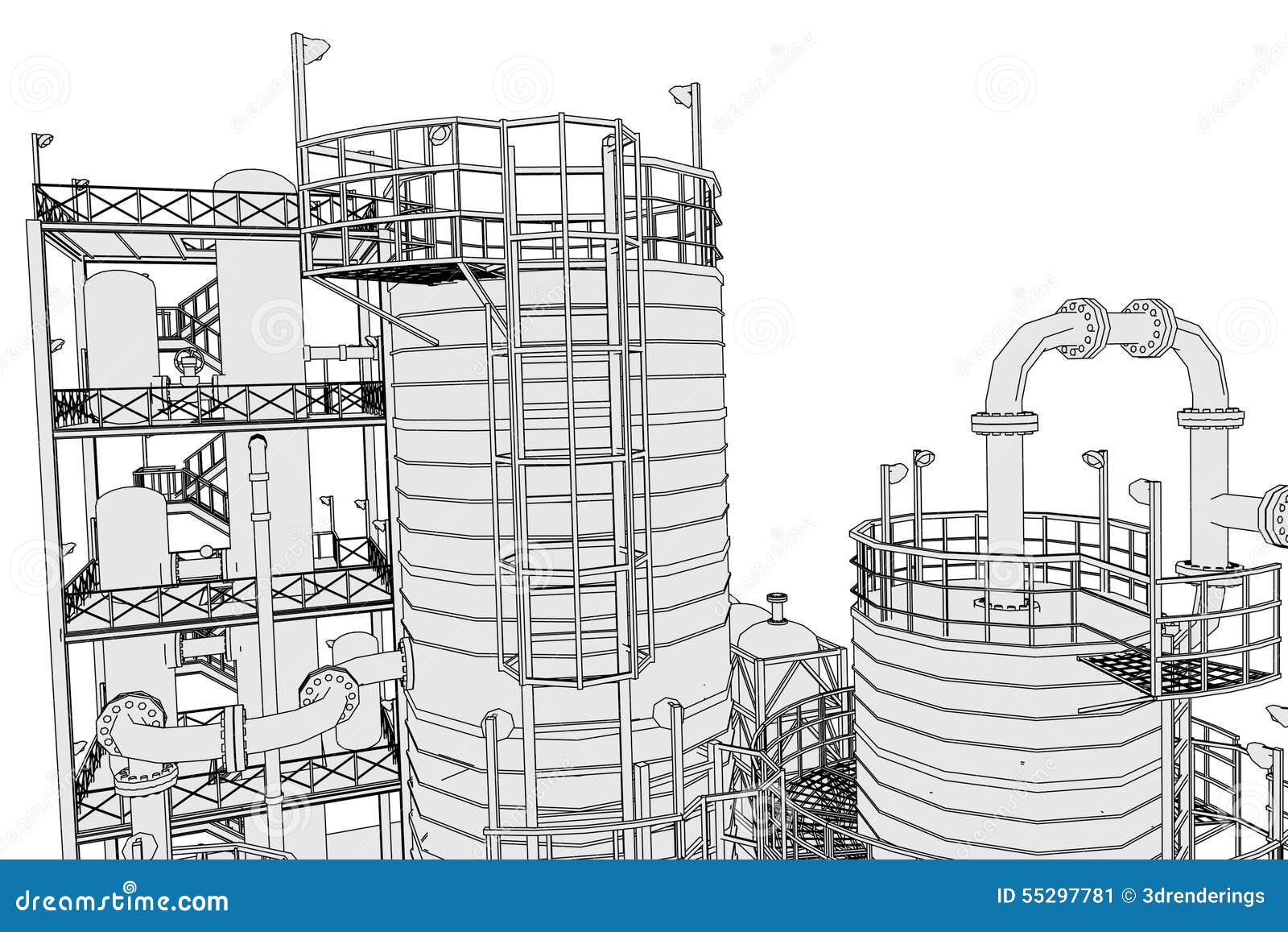 Oil Refinery Drawing Easy at Frieda Krull blog