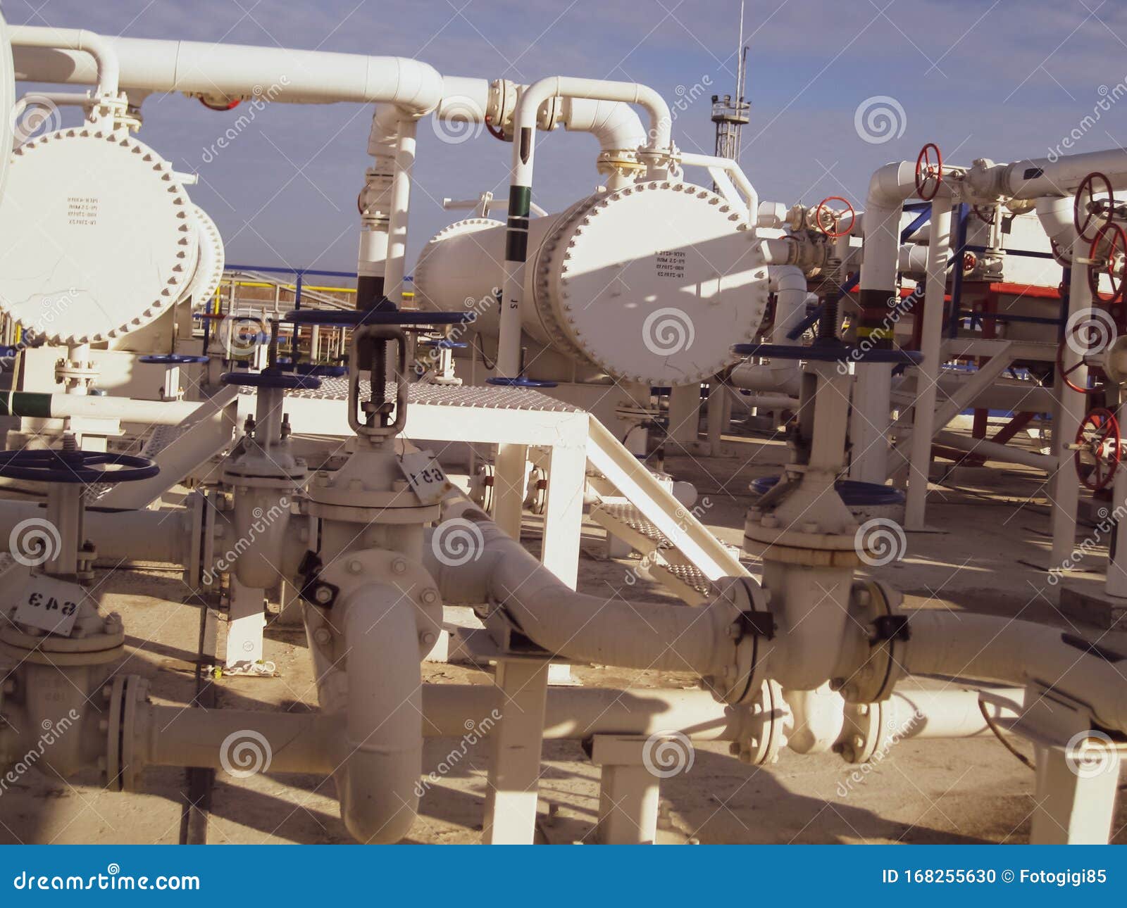 The oil refinery stock photo. Image of breaking, petroleum - 168255630