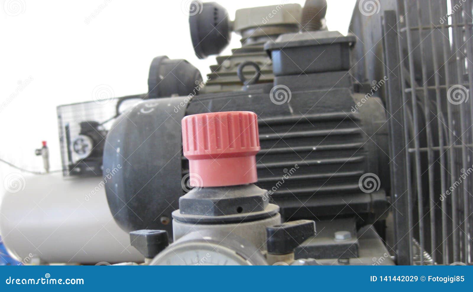 Air Compressor. Equipment for Creation of Pressure Air Stock Image ...