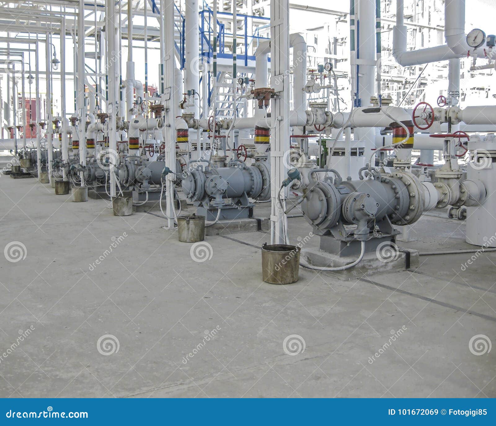 The Pump of the Closed Type for Oil Product Pumping Stock Image - Image ...