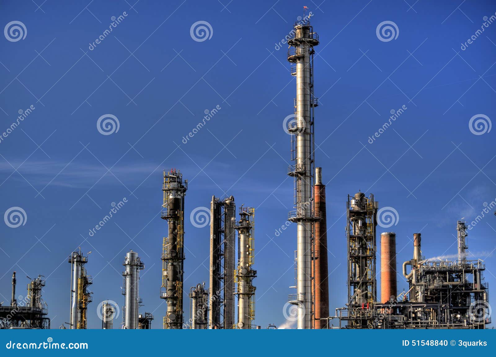 Oil Refinery in Germany editorial image. Image of economy - 51548840