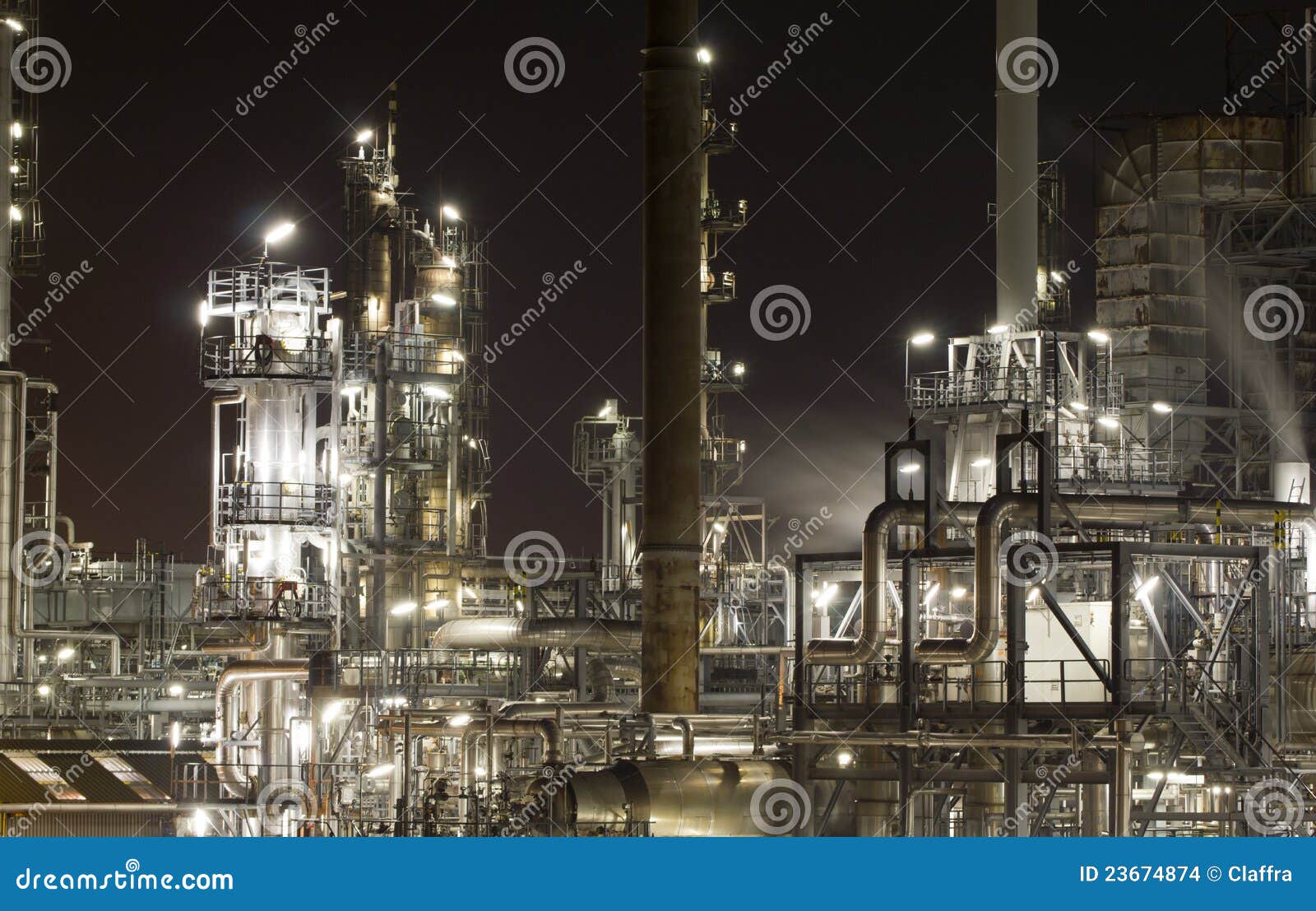 Oil refinery plant stock photo. Image of barrel, blind - 23674874