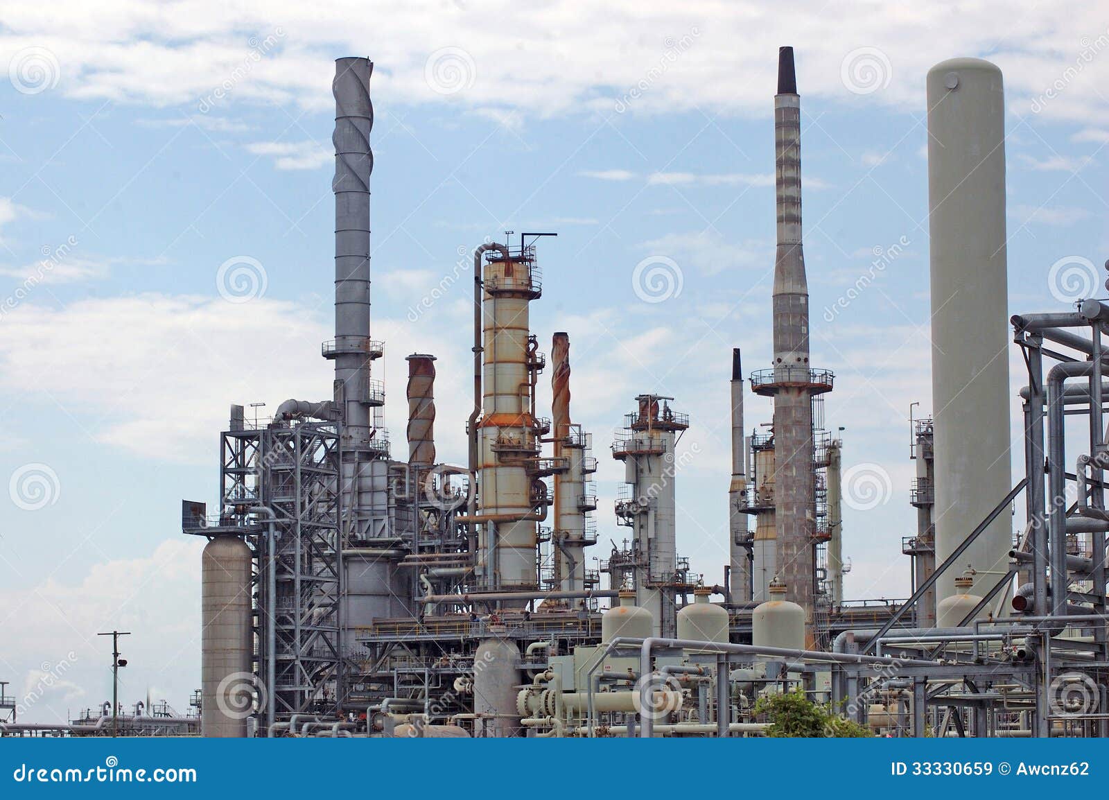 Oil refinery stock image. Image of fossil, storing, geological - 33330659