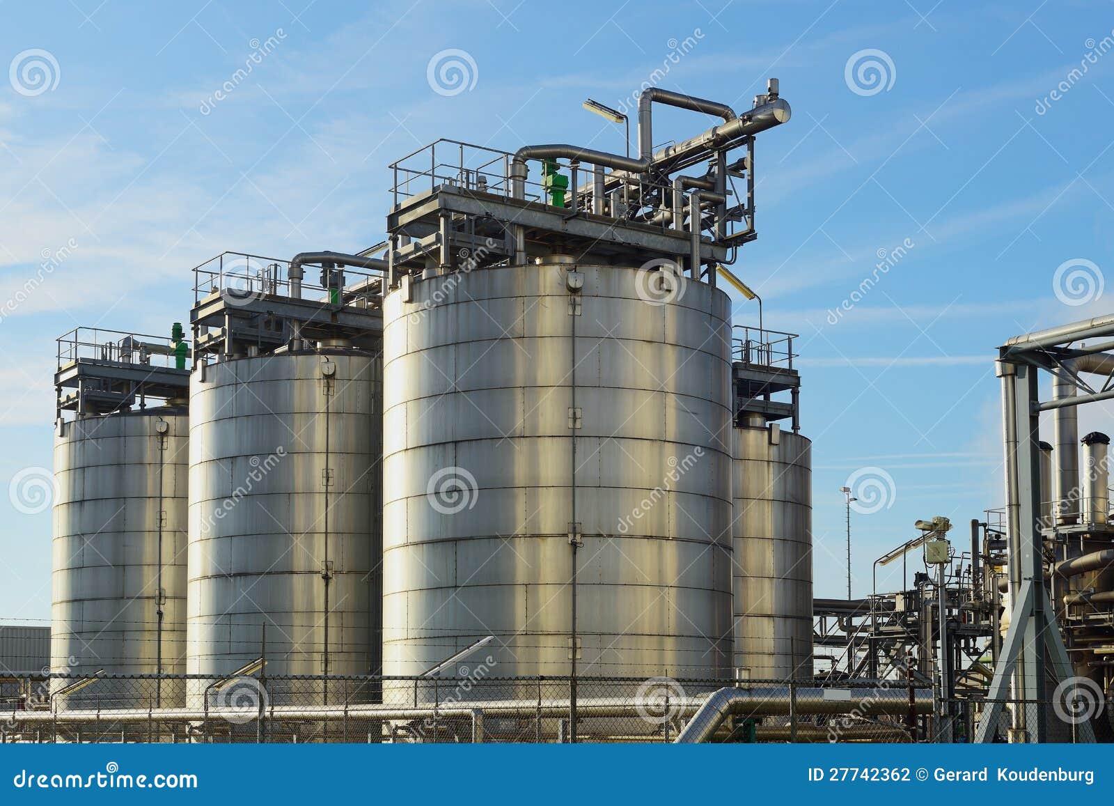 Oil Refinery in Rotterdam Netherlands Stock Photo - Image of global ...