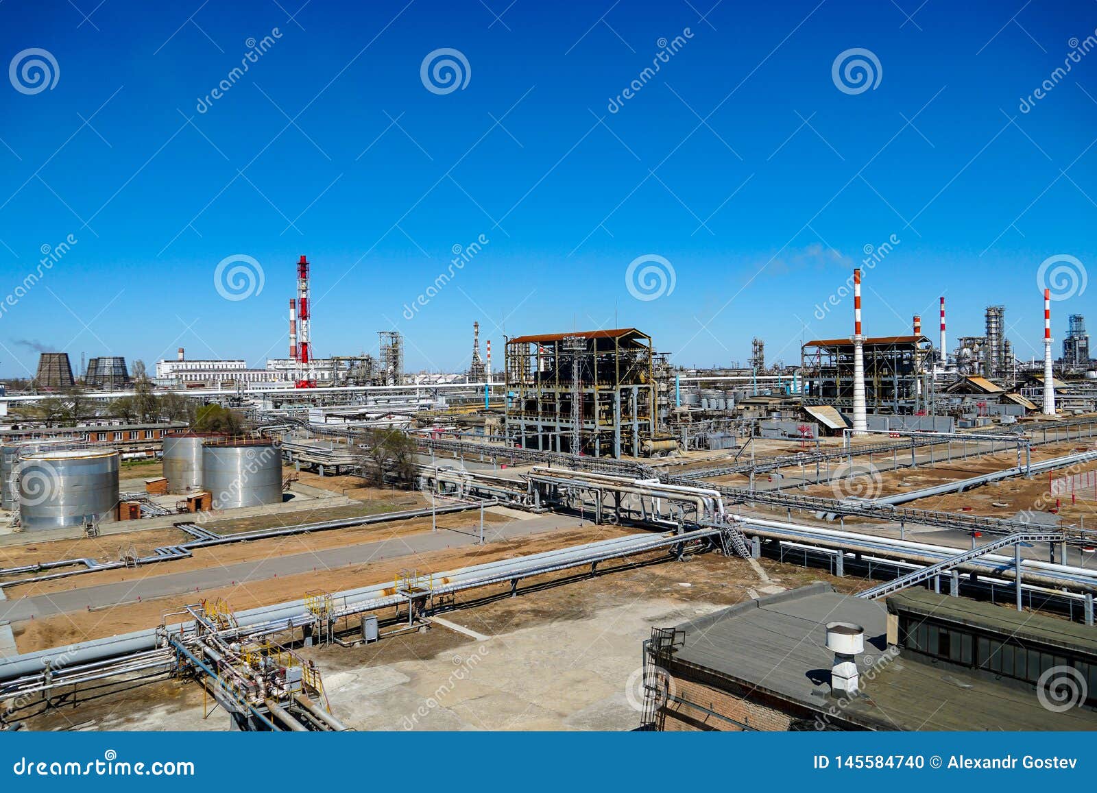 Oil Refinery in Russia. Equipment and Complexes for Hydrocarbon ...