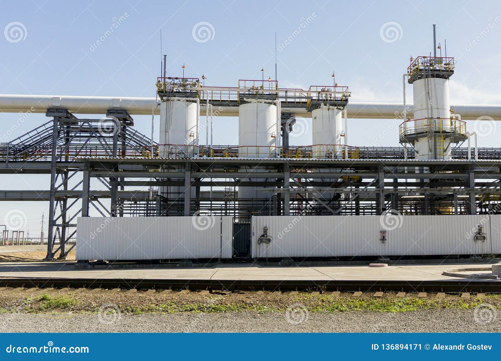 Oil Refinery in Russia. Equipment and Complexes for Hydrocarbon ...