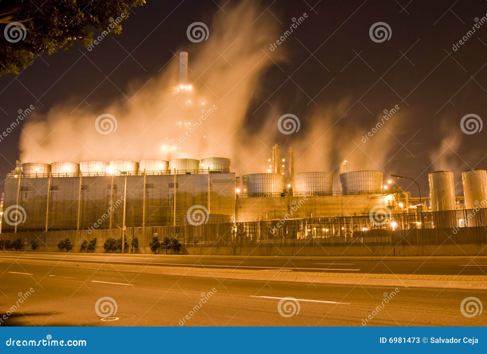 Oil Refinery Mist Stairs Royalty-Free Stock Image | CartoonDealer.com ...
