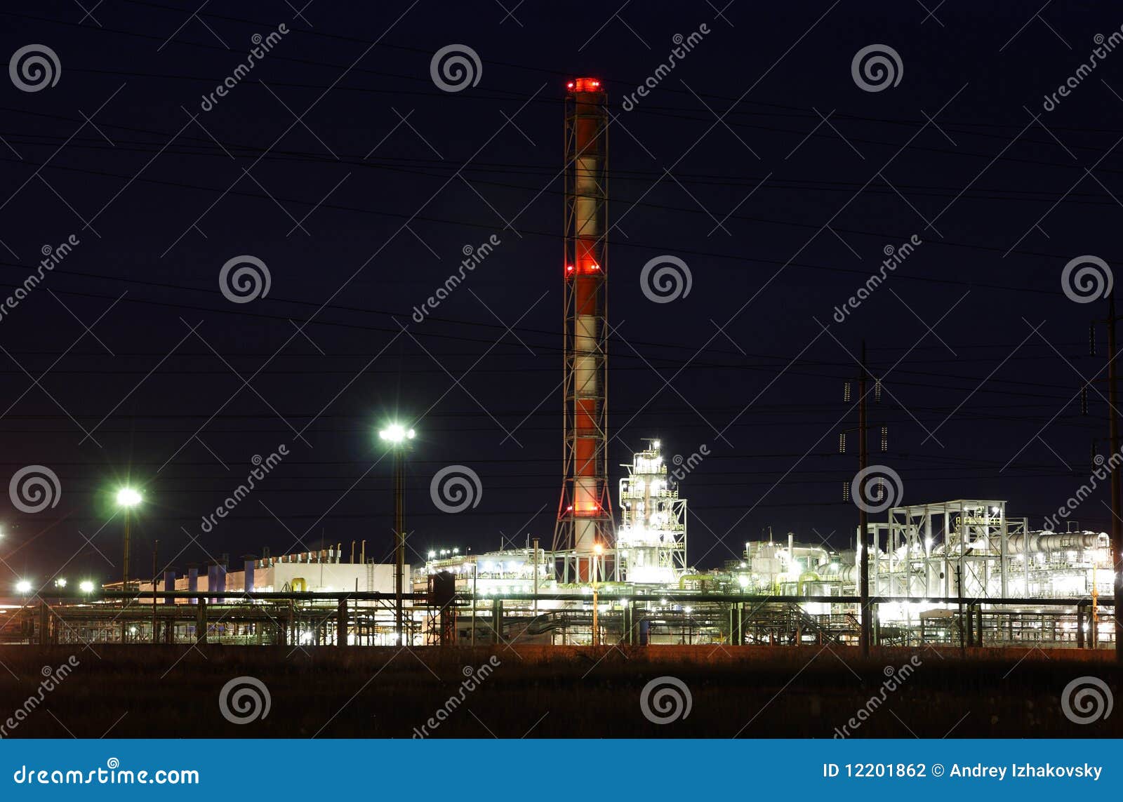 Oil refining factory stock photo. Image of manufacture - 12201862