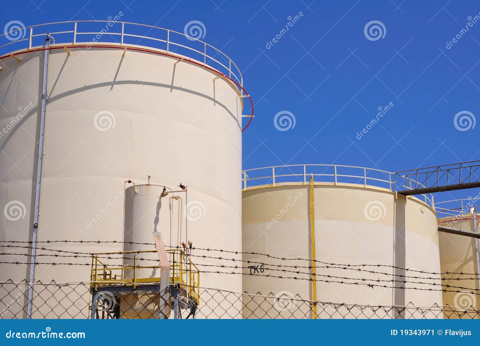 Oil reservoirs stock image. Image of plant, fossil, tank - 19343971