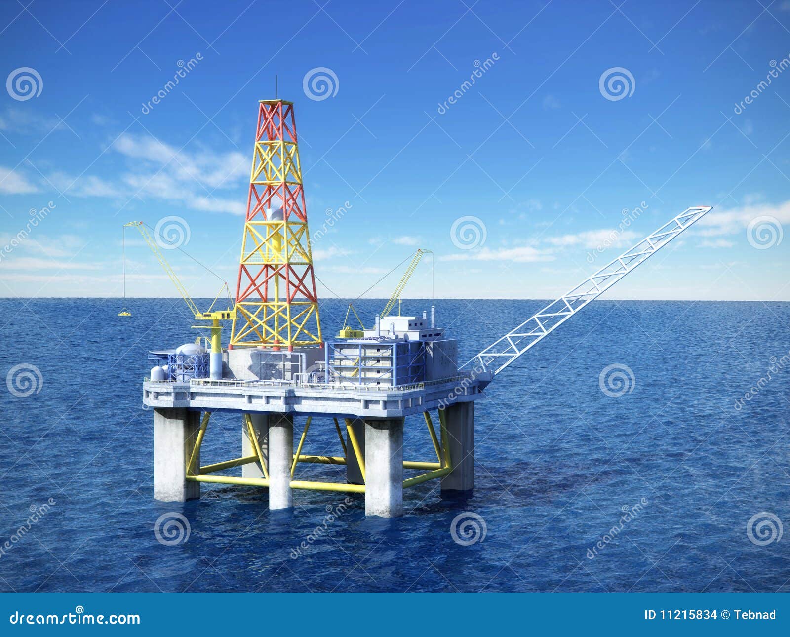 Oil rig stock photo. Image of barrels, jack, supply, crude - 11215834