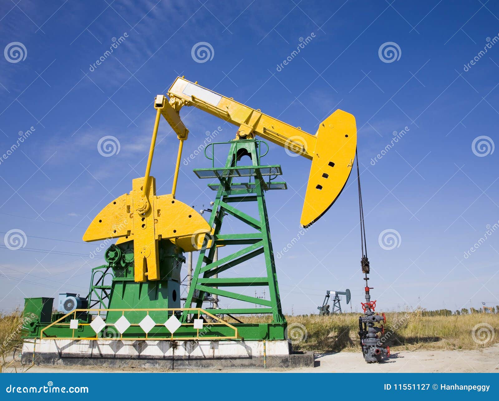 Oil rig stock image. Image of field, nature, oilfield - 11551127
