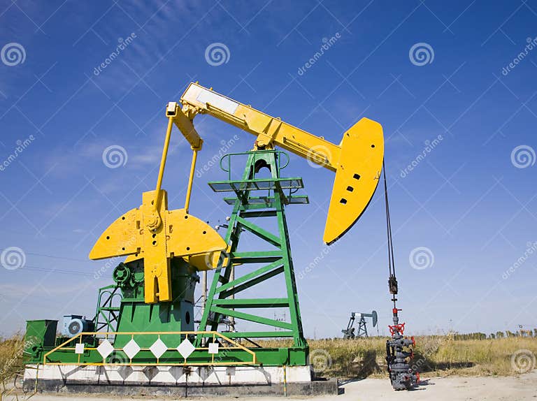 Oil rig stock image. Image of field, nature, oilfield - 11551127