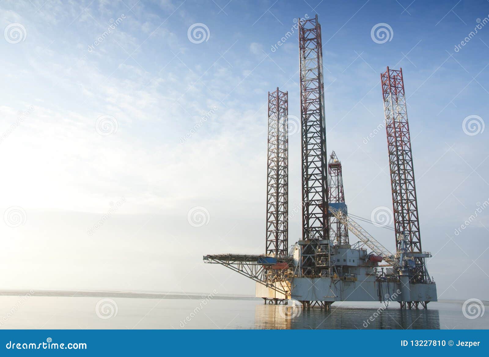 Oil rig stock photo. Image of equipment, drilling, production - 13227810