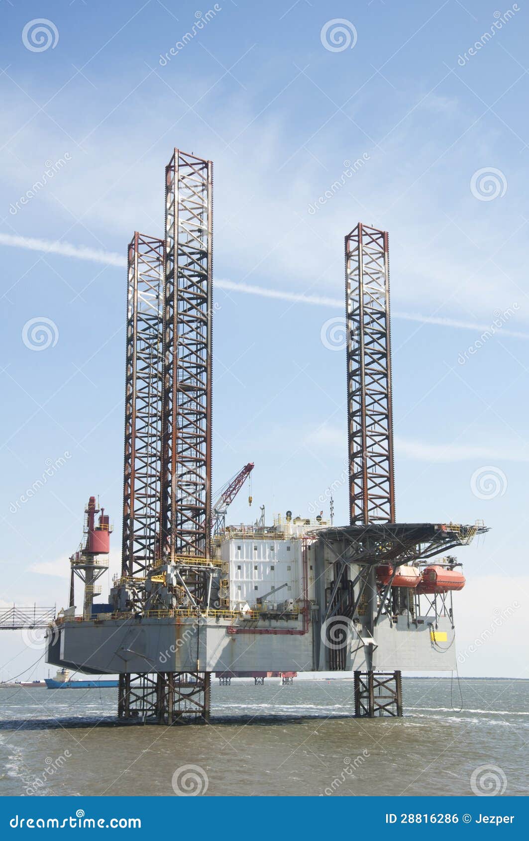 Oil rig stock photo. Image of production, power, petroleum - 28816286