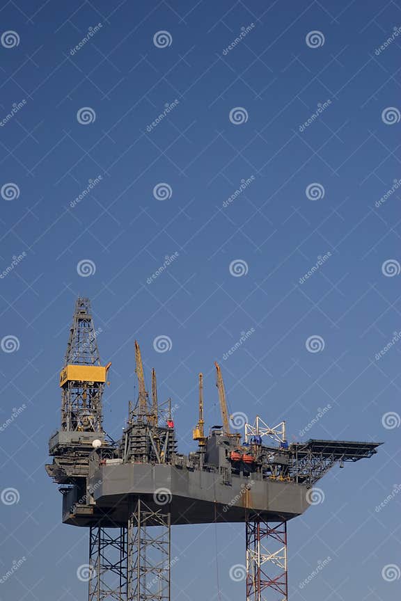 Oil rig stock photo. Image of drill, ocean, petroleum - 4345570