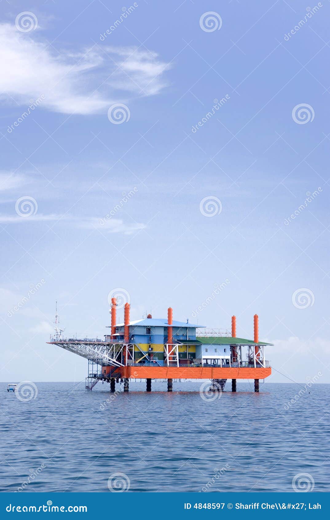 Oil rig stock image. Image of outside, industrial, legs - 4848597
