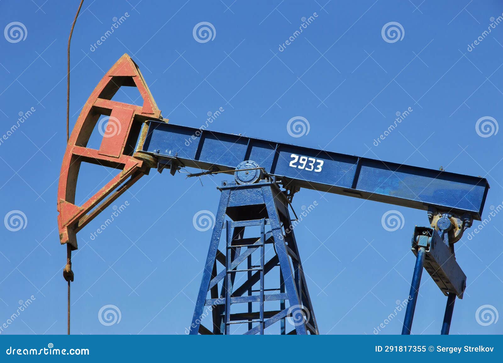 The Oil Rig in Azerbaijan, Caspian Sea Stock Image - Image of drilling ...