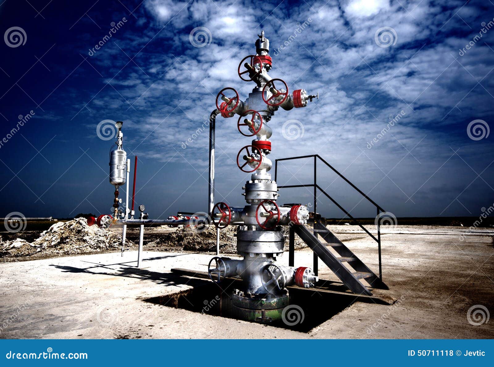 Oil rig stock photo. Image of scene, blue, barrel, color - 50711118