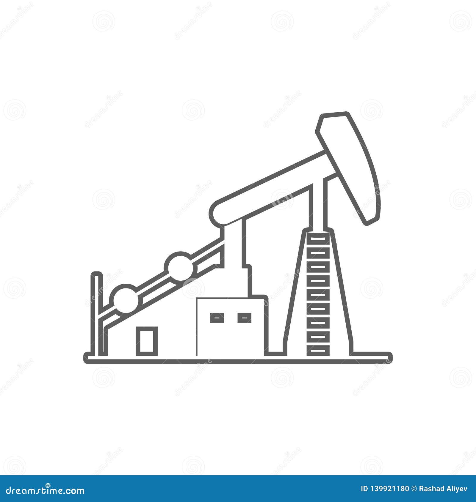 Oil Rig Icon. Element of Oil for Mobile Concept and Web Apps Icon Stock ...
