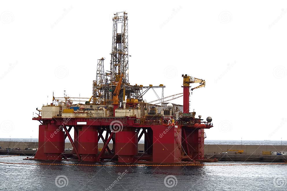 Oil Rig stock photo. Image of boat, drilling, newfoundland - 106126560