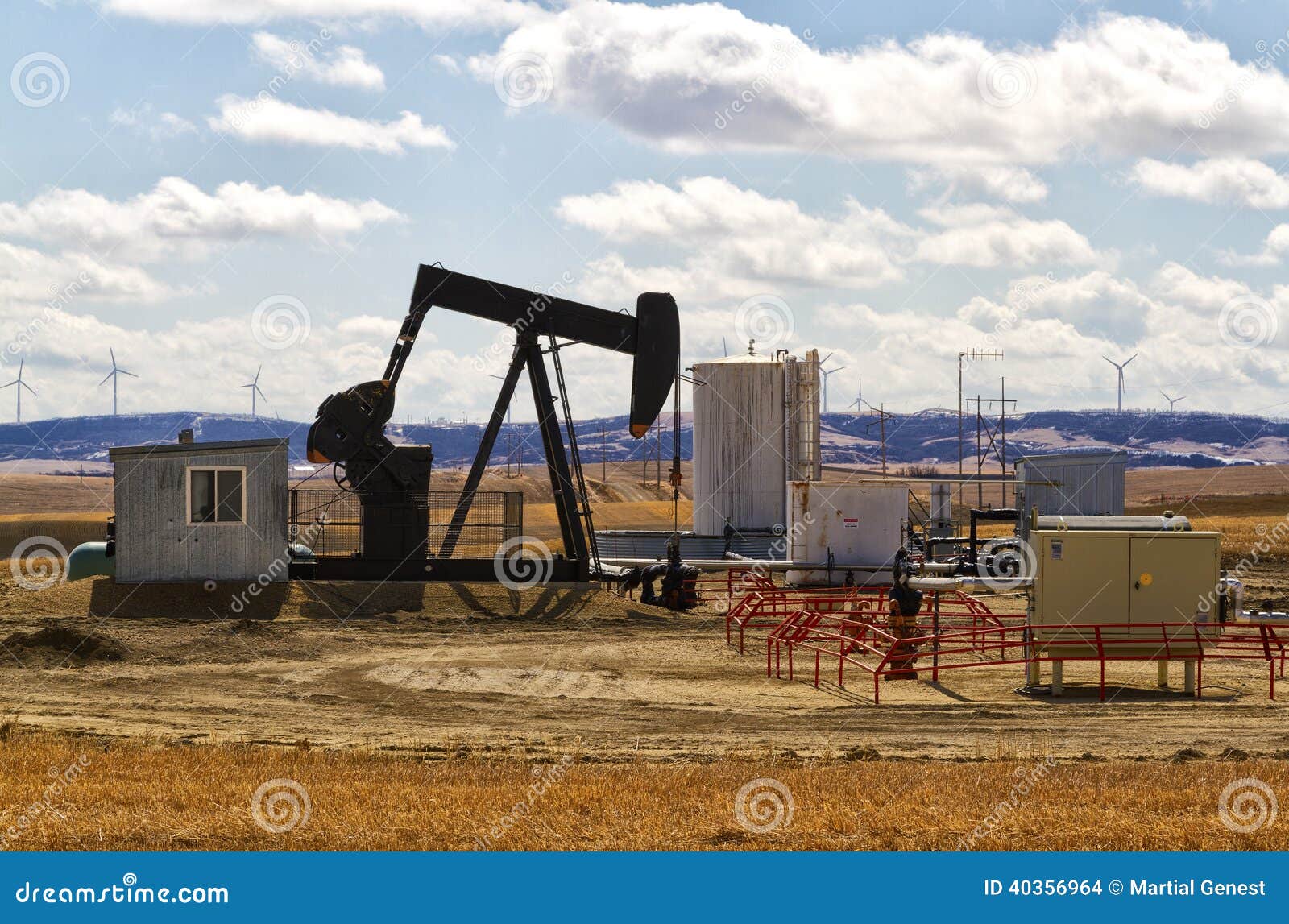 Oil rig stock photo. Image of personnal, canada, private - 40356964