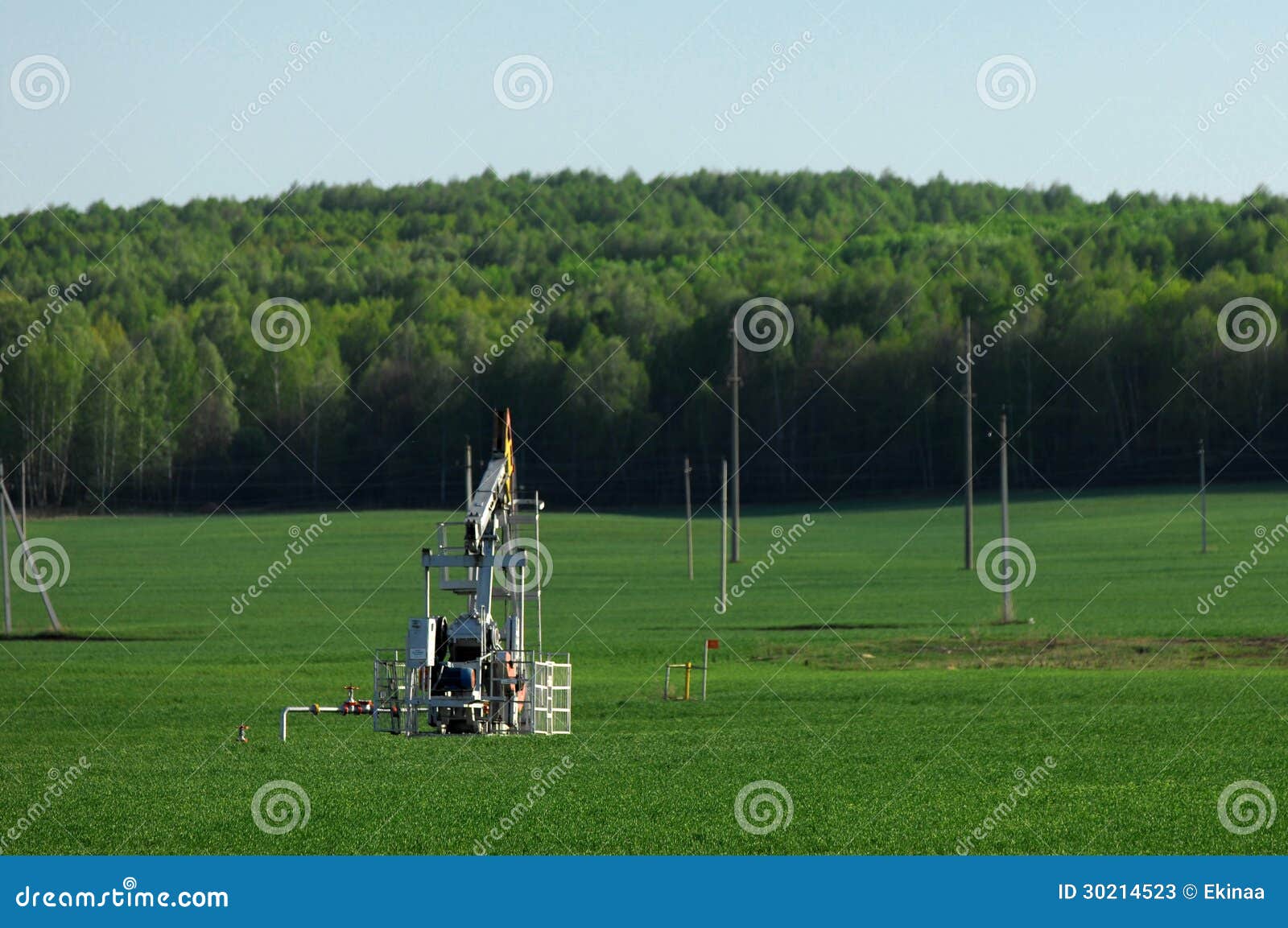 Oil rocking spring stock image. Image of rich, industrial - 30214523