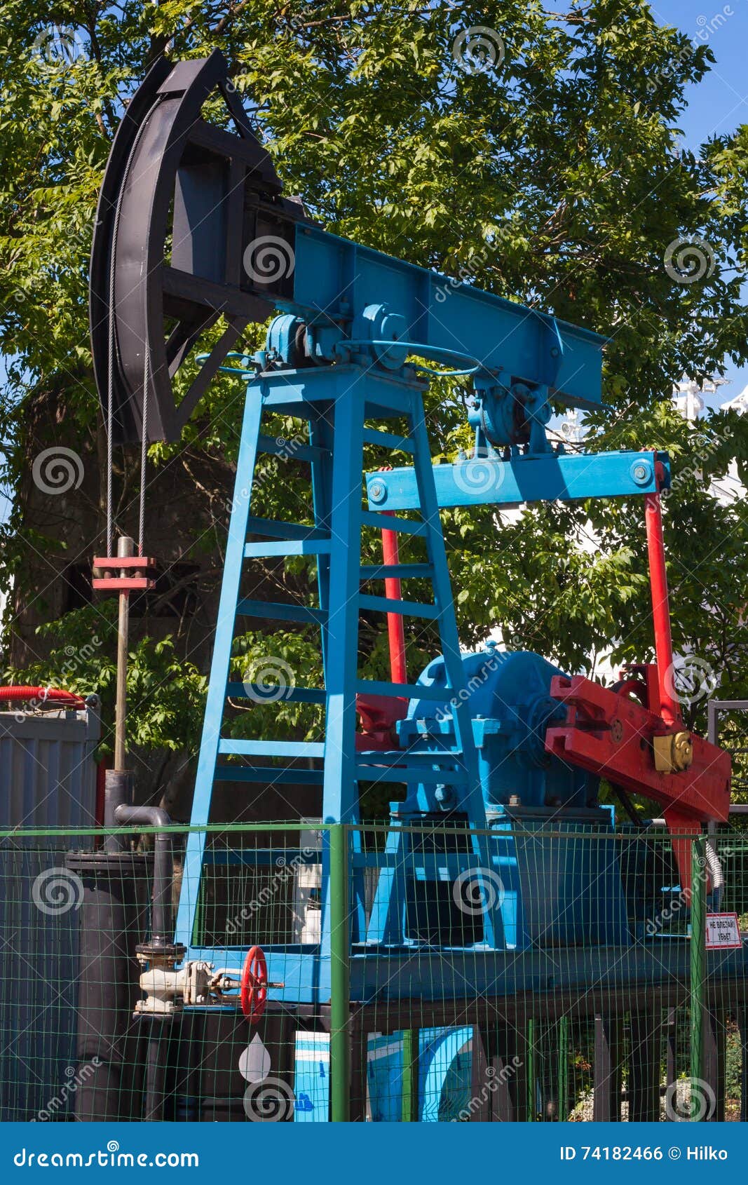Oil rod pump stock photo. Image of power, fuel, pump - 74182466