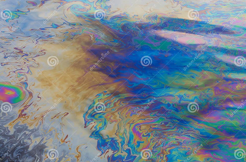Oil slick stock image. Image of liquid, slimy, environmental - 76527309