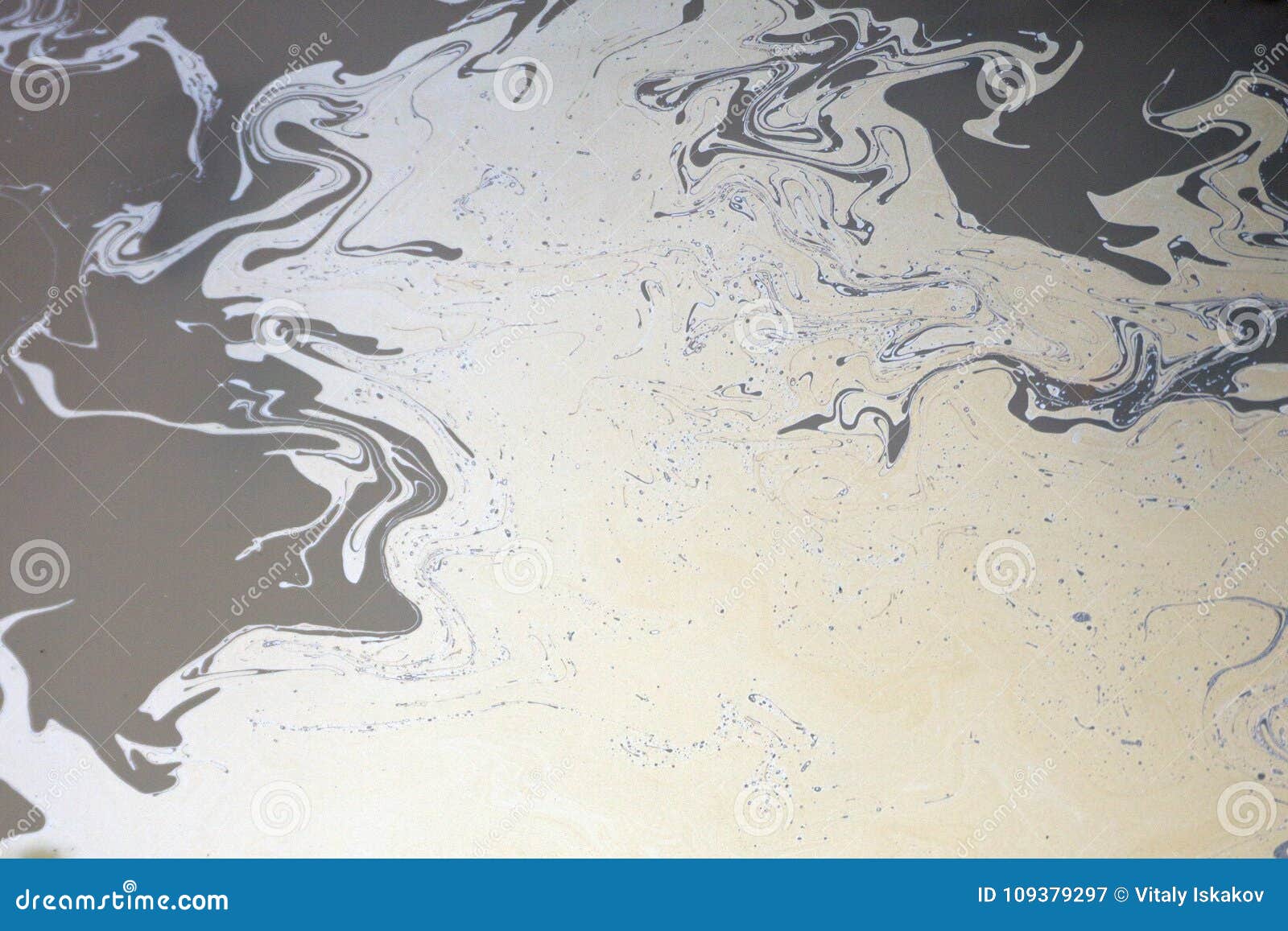Oil Spill on Asphalt Road Background or Texture . Stock Image - Image ...