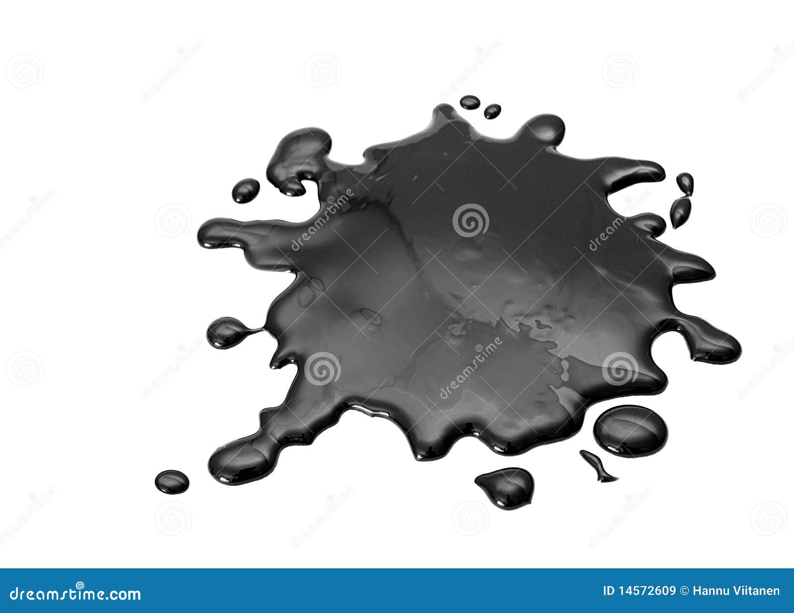 Black Oil Splats