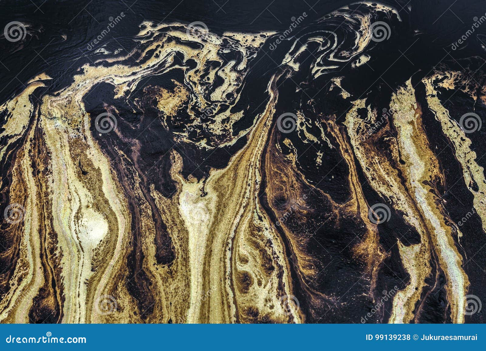 Oil Spill Texture on the Sand Beach Stock Photo - Image of marine ...