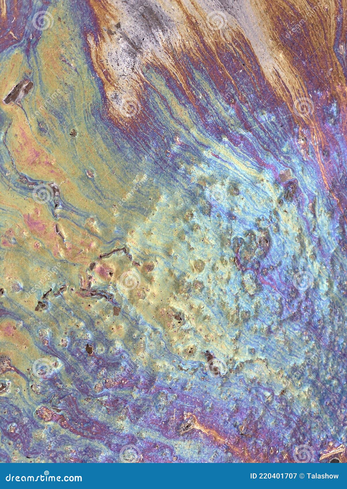 Oil spills on the sand stock image. Image of stain, dirty - 220401707