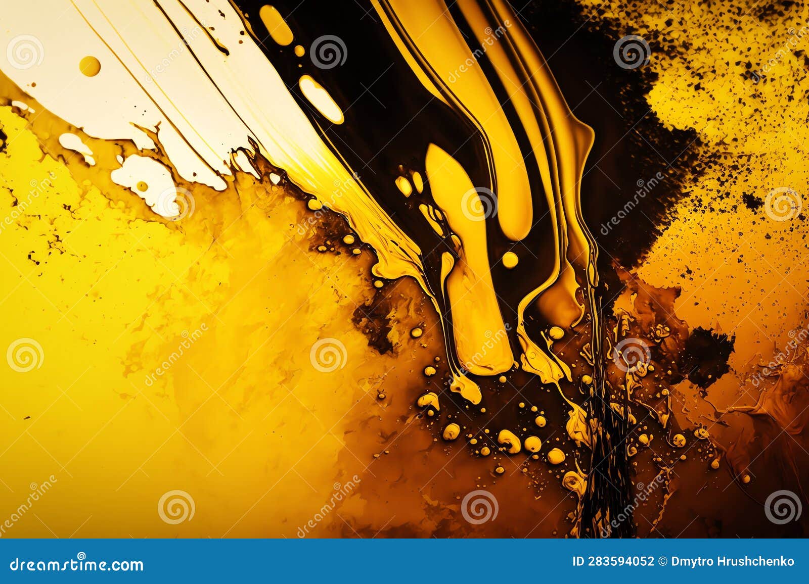 Oil Splash Background. Color Oily Bubbles. Oil Background Stock ...