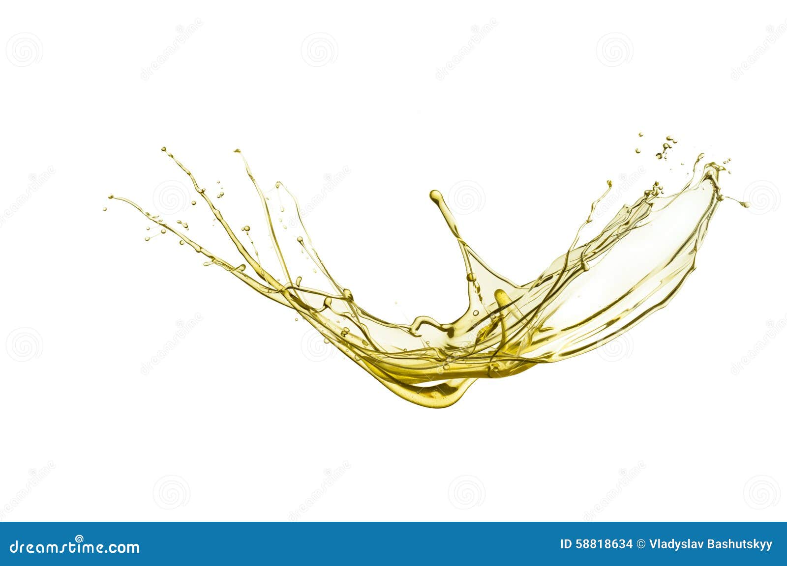 Oil Splash Isolated on White Background Stock Photo - Image of abstract ...